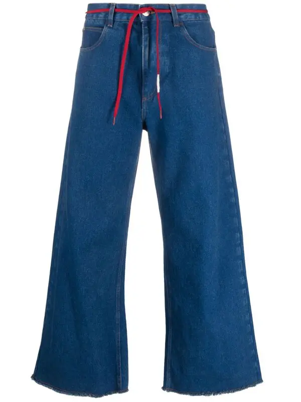 Marni Mid-rise Wide-leg Jeans - Blue