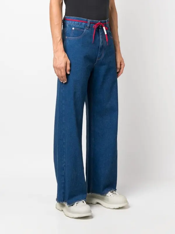 Marni Mid-rise Wide-leg Jeans - Blue