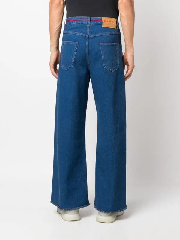Marni Mid-rise Wide-leg Jeans - Blue