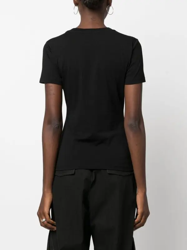 Just Cavalli Tiger Head Cotton T-shirt - Black