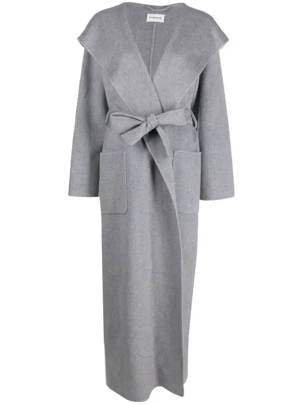 P.a.r.o.s.h Hooded Cashmere Maxi Coat