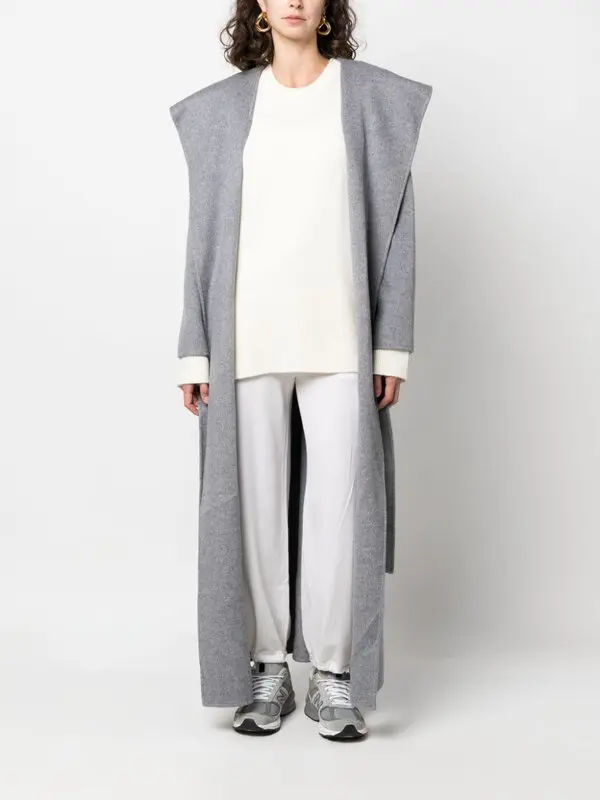 P.a.r.o.s.h Hooded Cashmere Maxi Coat