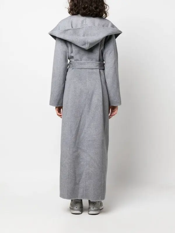 P.a.r.o.s.h Hooded Cashmere Maxi Coat