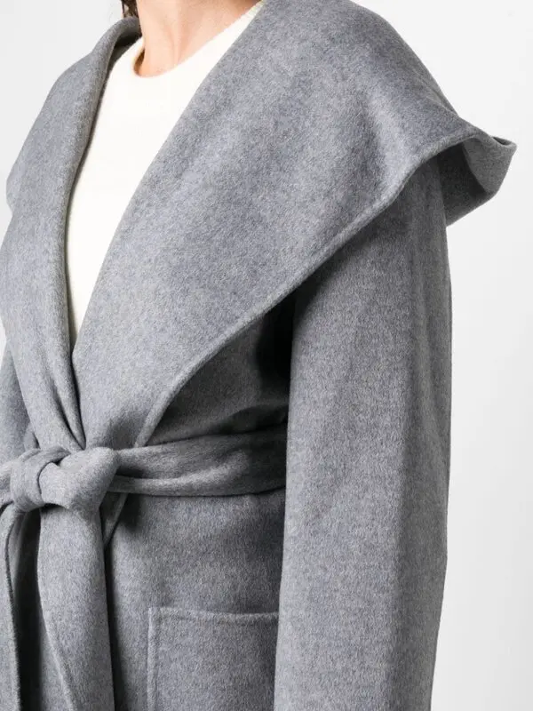 P.a.r.o.s.h Hooded Cashmere Maxi Coat