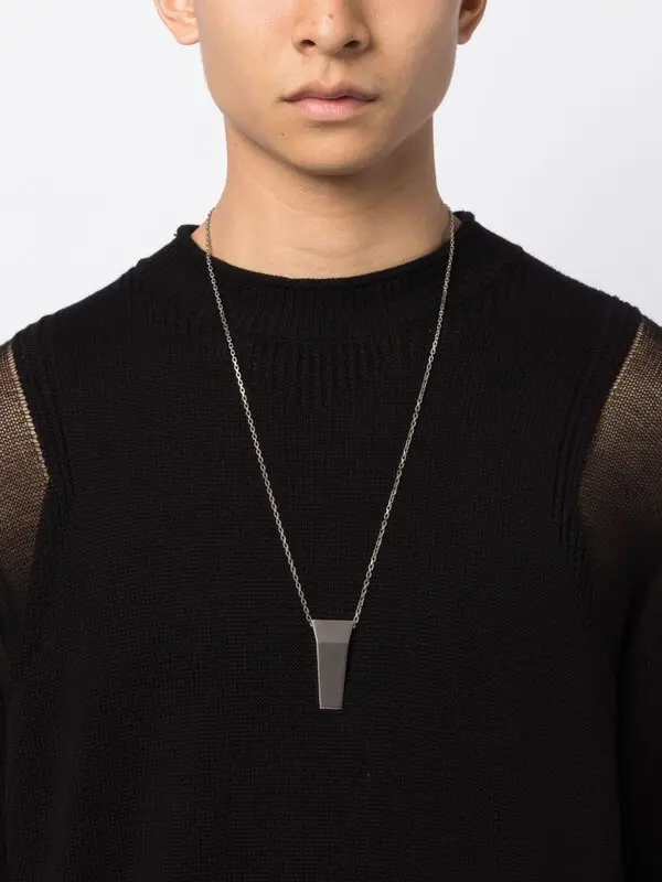 Rick Owens Logo-engraved Chain Necklace