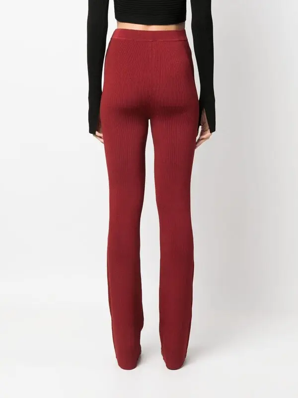 Patrizia Pepe Ribbed Bootcut Trousers