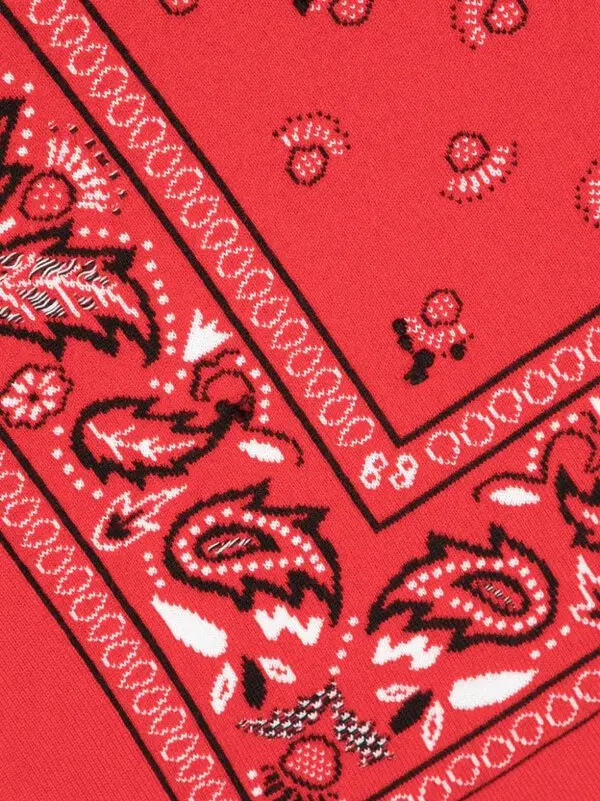 BARRIE Bandana-print Scarf - Red
