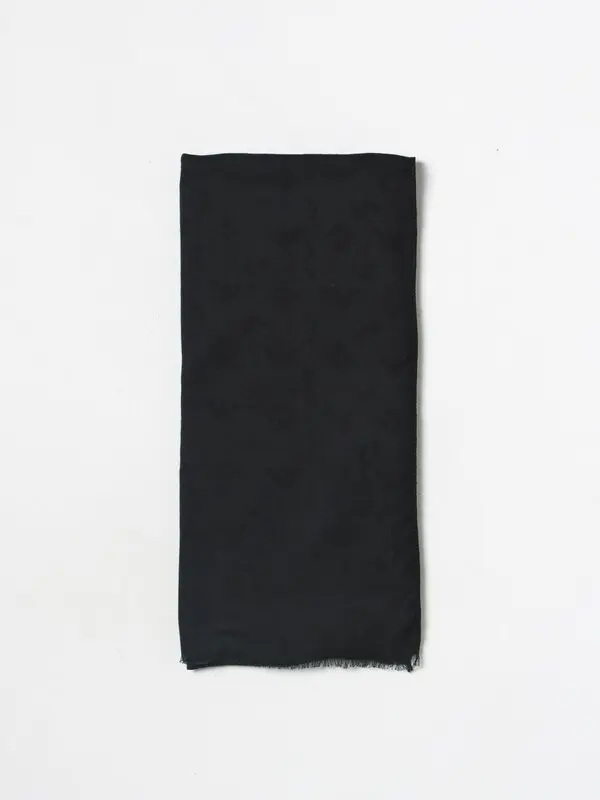 Emporio Armani Scarf In Viscose Blend - Black