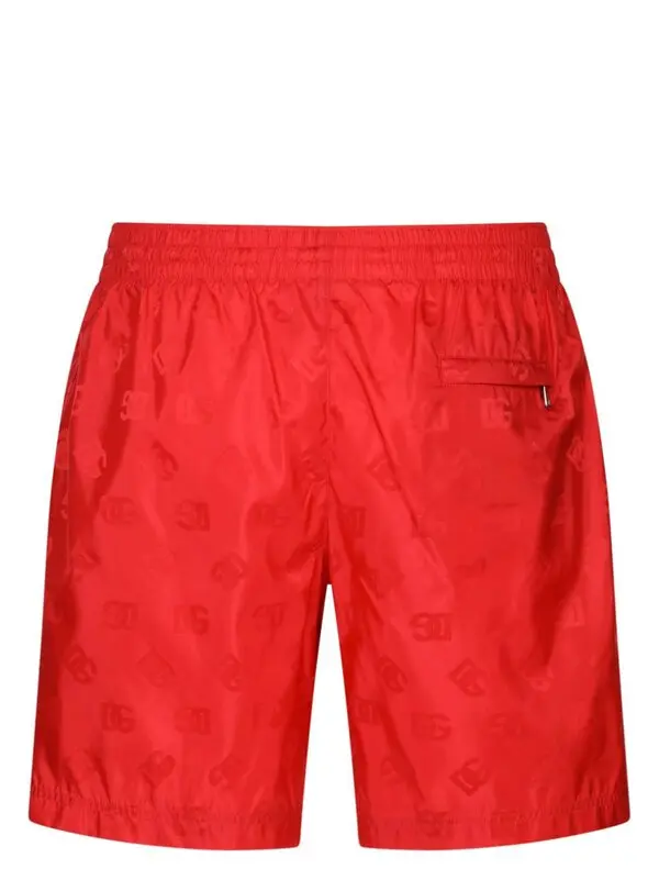 Dolce & Gabbana Monogram-jacquard Swim Shorts
