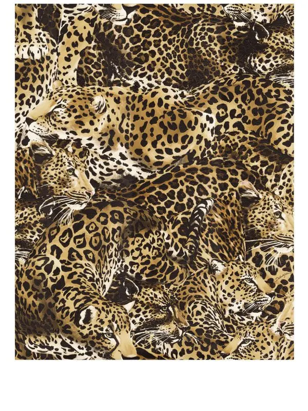 Dolce & Gabbana Leopard-print Wallpaper - Brown