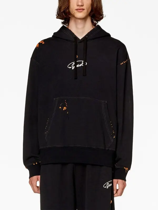 DIESEL® Cotton Logo Hoodie