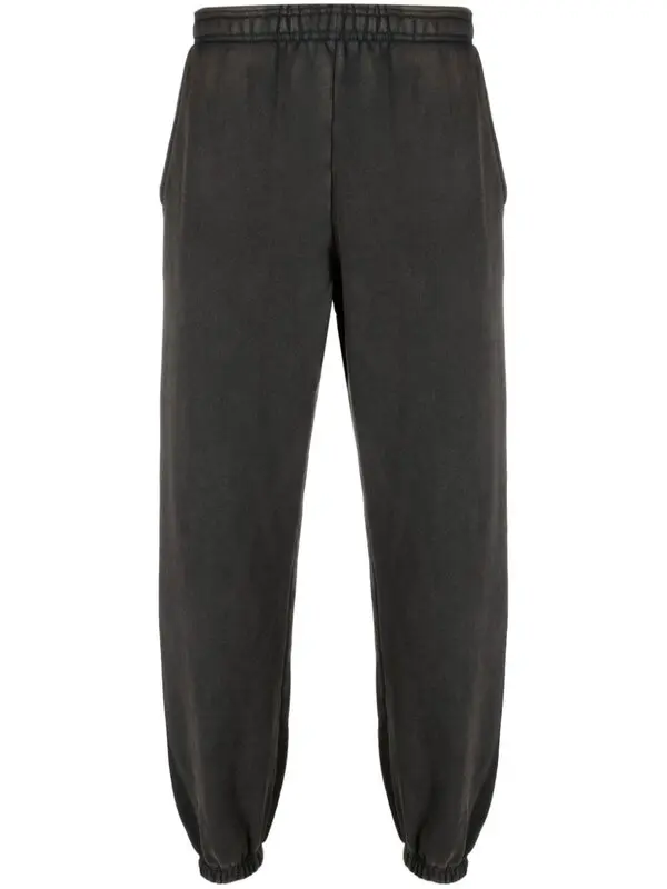 ENTIRE STUDIOS Washed Organic Cotton Track Pants - Black