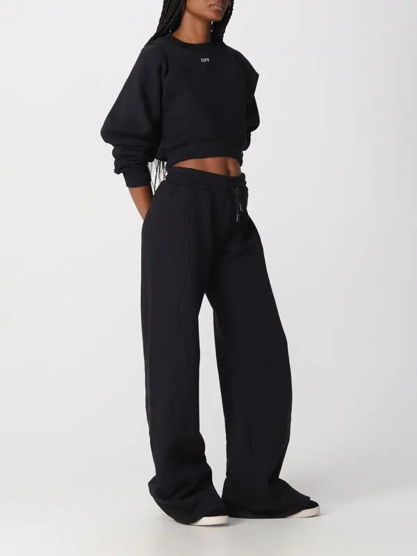 Off-White Wide Leg Pants