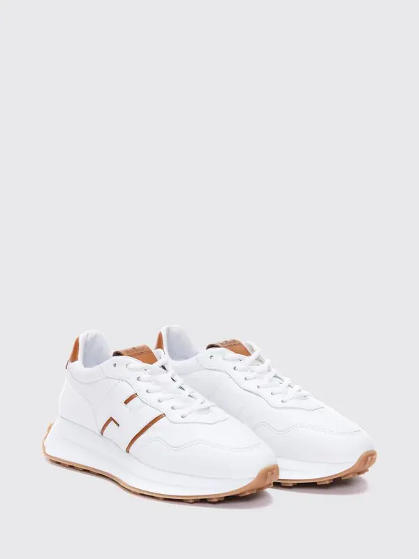 Hogan H641 Leather Low Top Sneakers - White