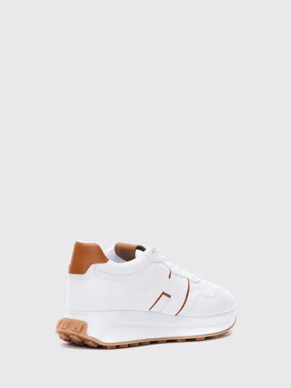 Hogan H641 Leather Low Top Sneakers - White