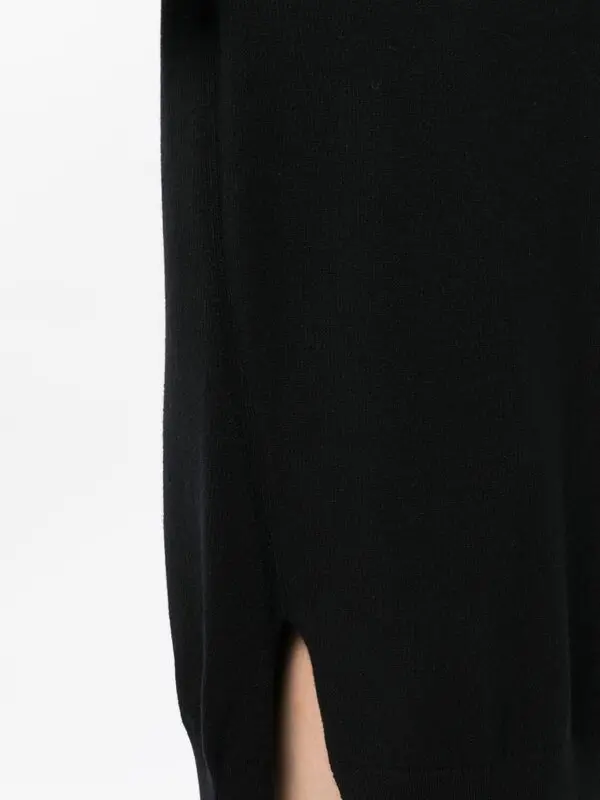 BARRIE High-waisted Knit Skirt - Black