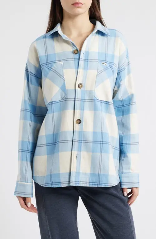 Rip Curl La Isla Plaid Flannel Button-up Shirt