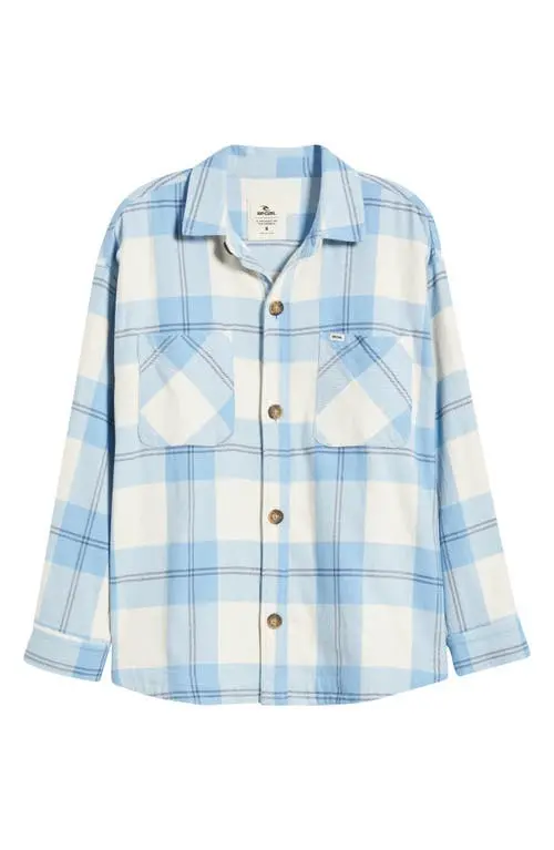 Rip Curl La Isla Plaid Flannel Button-up Shirt