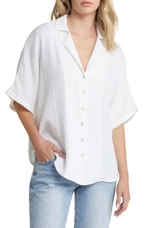 Rip Curl Premium Surf Cotton Gauze Button-up Shirt