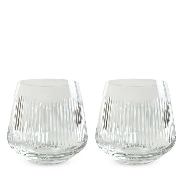 MICHAEL WAINWRIGHT Berkshire Double Old Fashioned Glasses, Set Of 2 - Clear