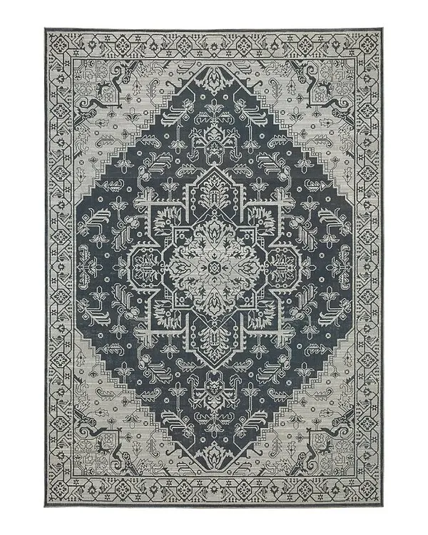 ORIENTAL WEAVERS Intrigue Int07 Area Rug, 7'10 X 10'10 - Blue