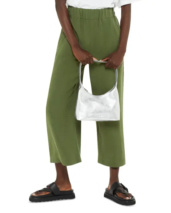 Whistles Jade Side Zip Pants - Khaki