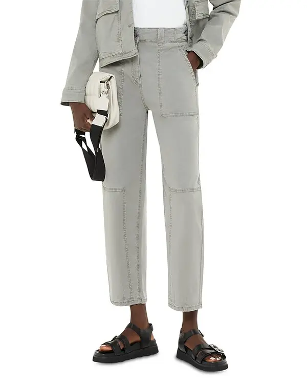 Whistles Alice Cotton Pocket Detail Trousers