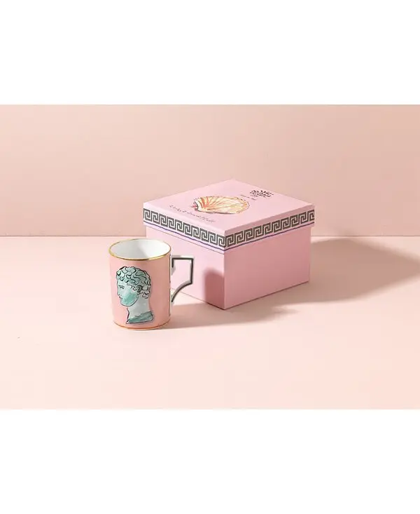 GINORI 1735 Luna Shape Mug - Pink
