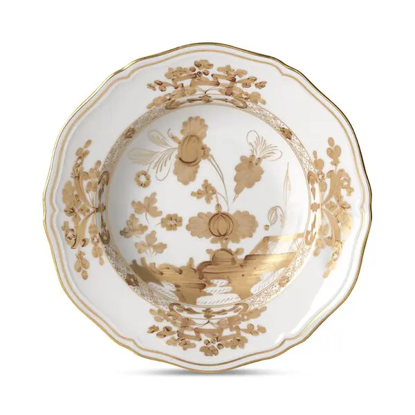 GINORI 1735 Oriente Italiano Soup Plate - Aurum