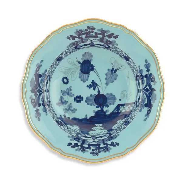 GINORI 1735 Oriente Italiano Soup Plate - Blue