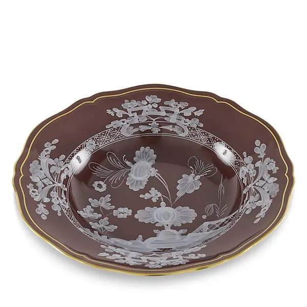 GINORI 1735 Oriente Italiano Soup Plate - Brown