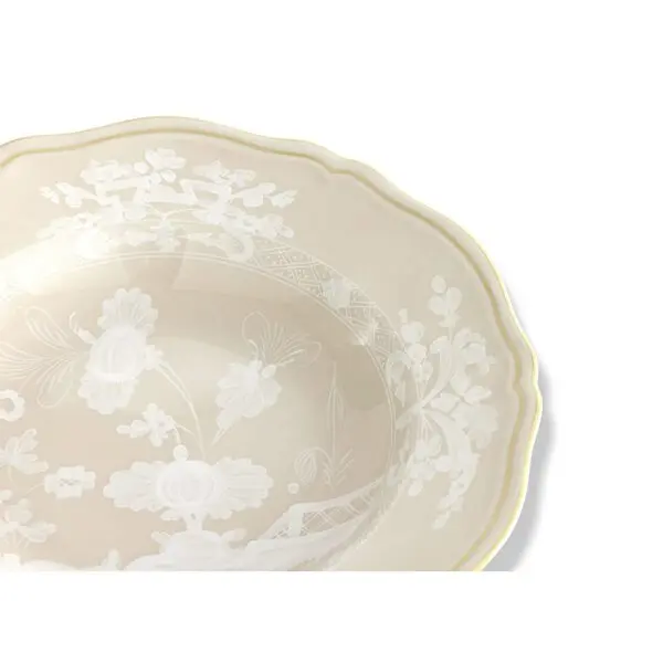 GINORI 1735 Oriente Italiano Soup Plate - Cream