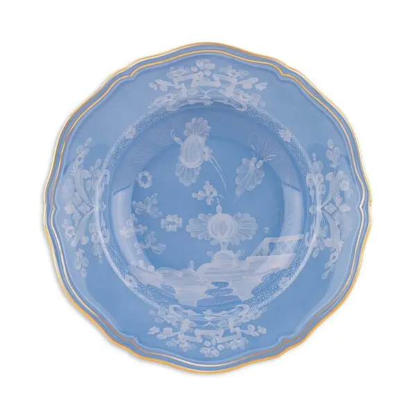 GINORI 1735 Oriente Italiano Soup Plate - Light Blue