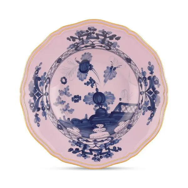 GINORI 1735 Oriente Italiano Soup Plate - Purple