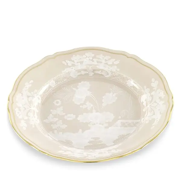 GINORI 1735 Oriente Italiano Flat Dessert Plate - Cream