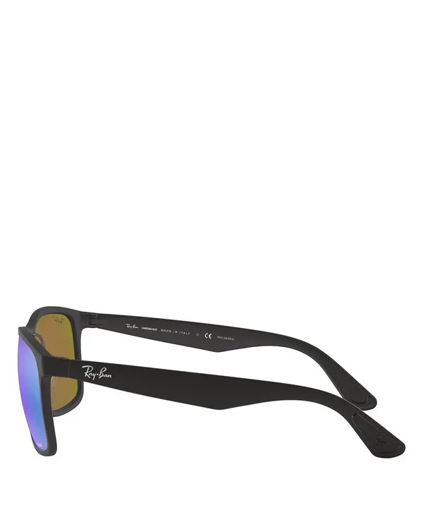 Ray-ban Polarized Square Sunglasses, 58mm