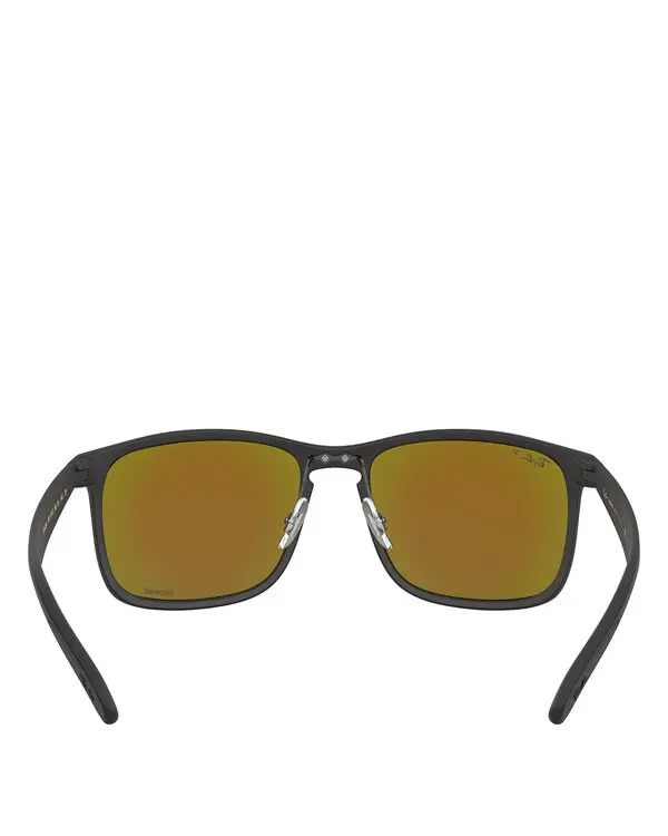 Ray-ban Polarized Square Sunglasses, 58mm