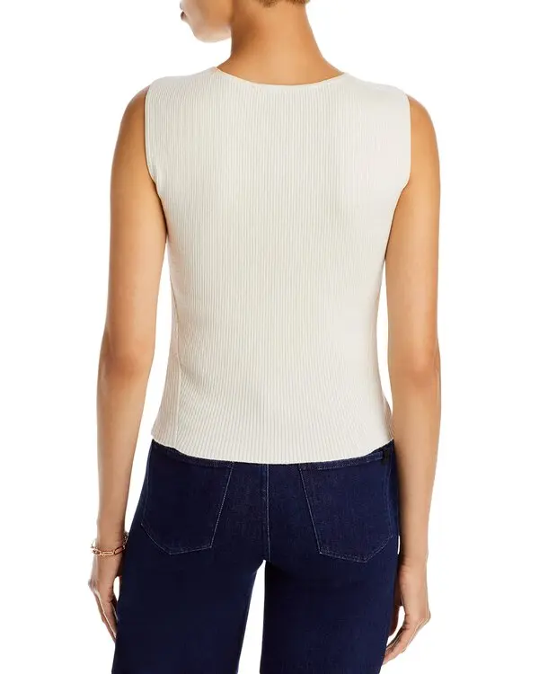 Derek Lam 10 Crosby Ariana Ribbed Muscle Top
