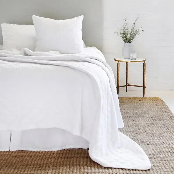 POM POM AT HOME Brussels Coverlet, King - White