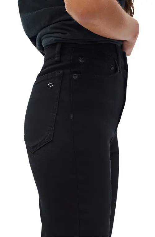Rag & Bone Flexi Peyton Mid-rise Bootcut Jeans - Black