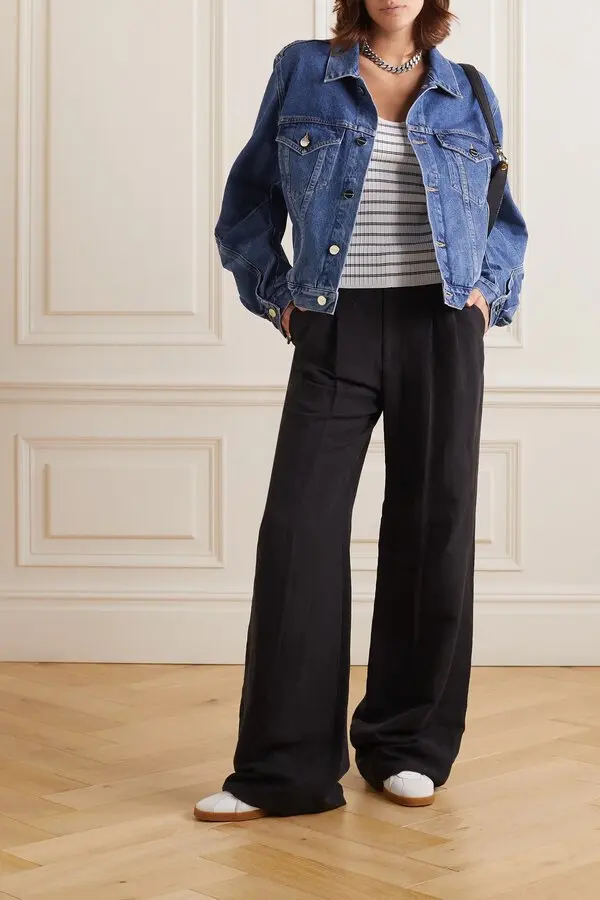 GOLDSIGN Paneled Denim Jacket