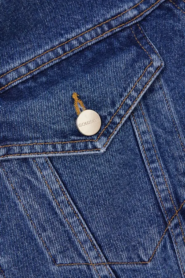 GOLDSIGN Paneled Denim Jacket