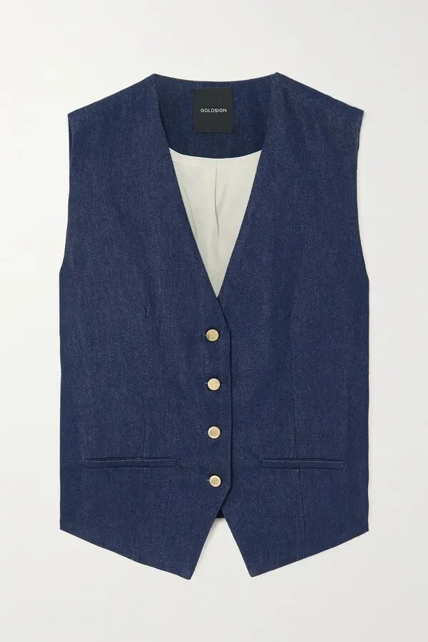 GOLDSIGN The Wheatley Denim Vest