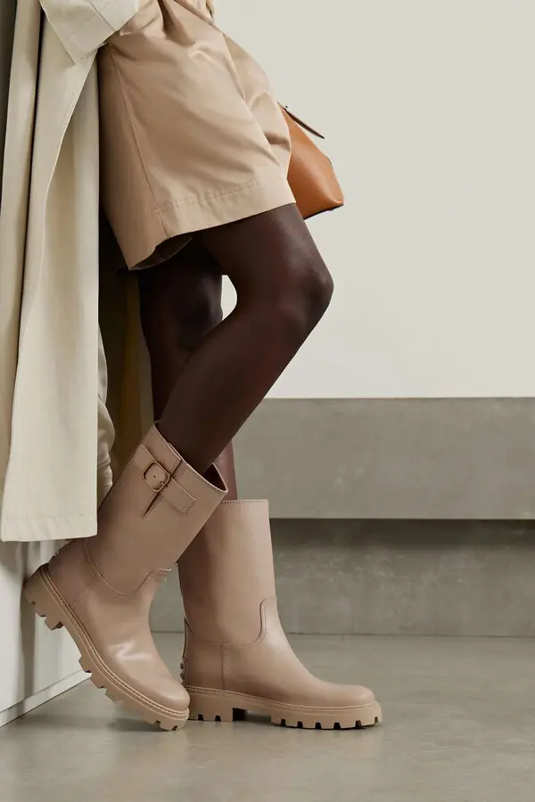 TOD'S Buckled Leather Boots