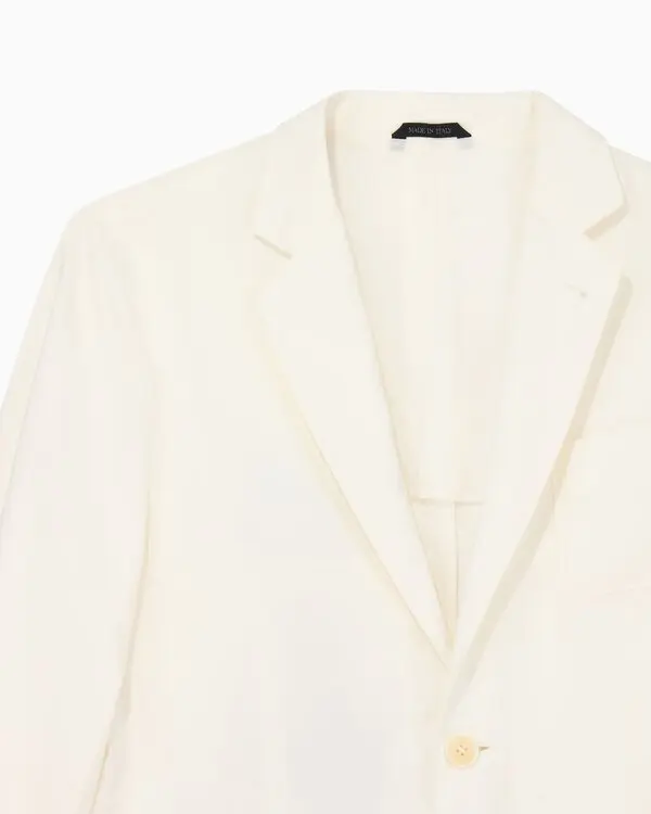 Giorgio Armani Upton Line Single-breasted Jacket - White