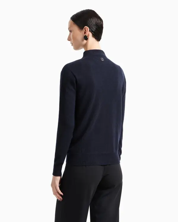 Giorgio Armani Pure Cashmere Mock-neck Jumper