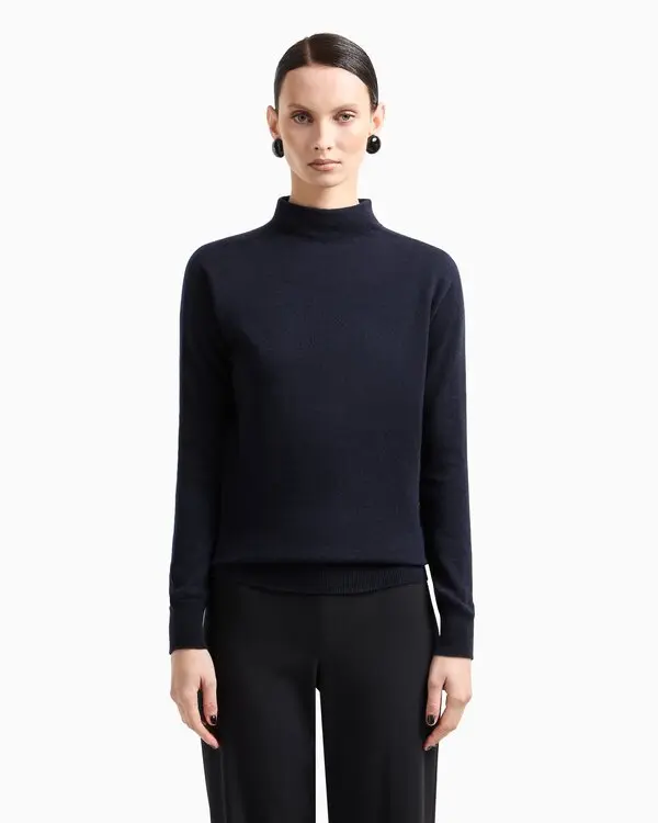 Giorgio Armani Pure Cashmere Mock-neck Jumper