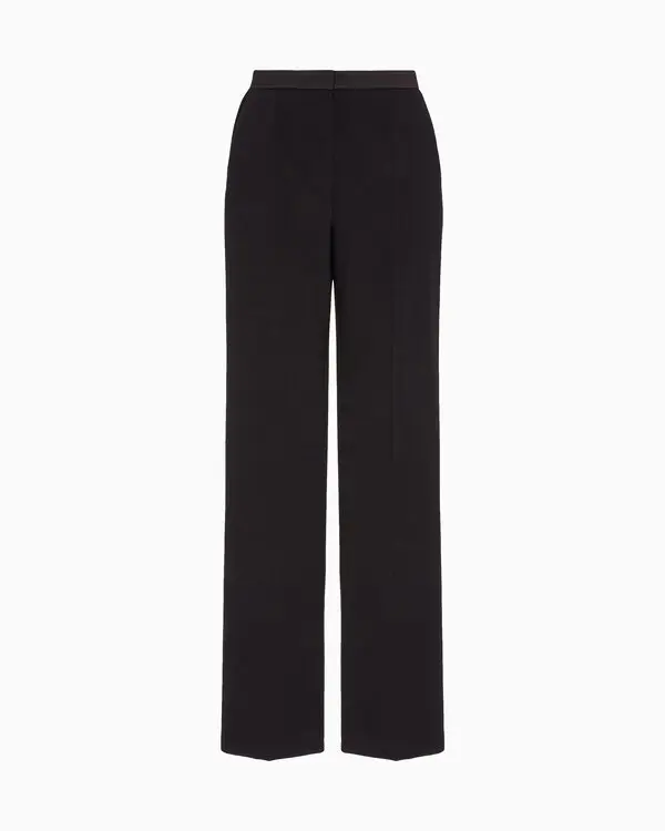 Giorgio Armani Stretch Viscose-cady Trousers