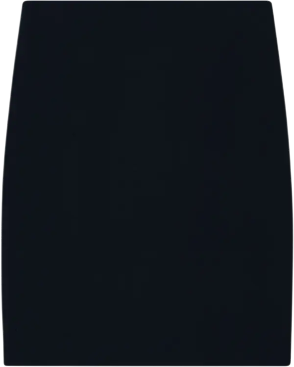 Giorgio Armani Silk Cady Pencil Skirt - Black