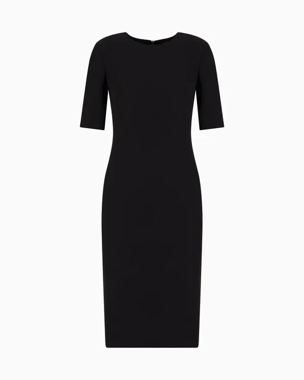 Giorgio Armani Silk Tube Dress - Black